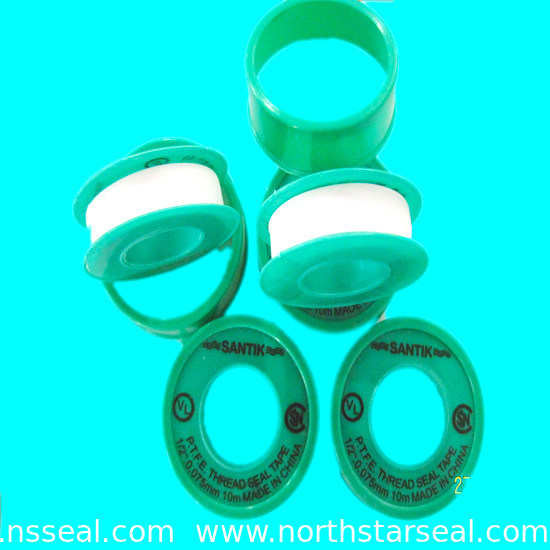 PTFE thread Seal Tape , Tape 12mmx0.075mm x10m Density:0.4g/cm3 SANTIK ...