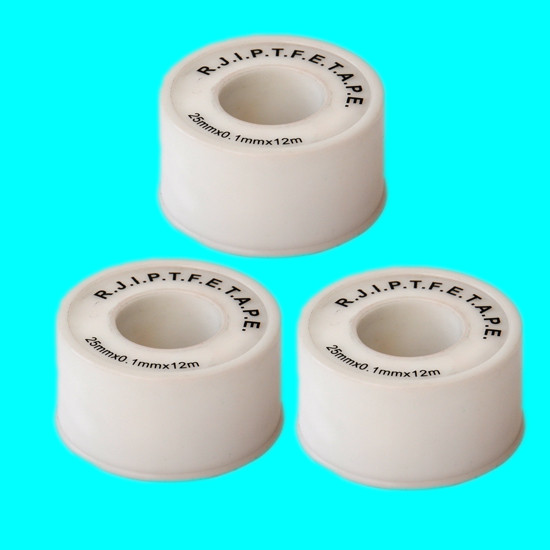 PTFE Thread Seal Tape , 25mm x0.1mm x12m Density:0.35g/cm3 Water use